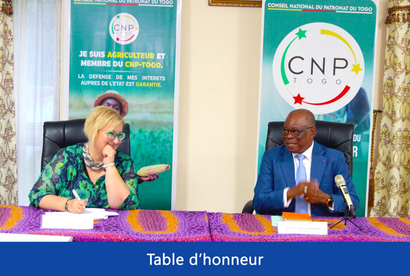 CNP Togo : Patronat Lomé